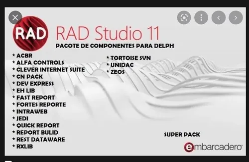 Pack PACOTES Componentes Para Delphi 11 Alexandria
