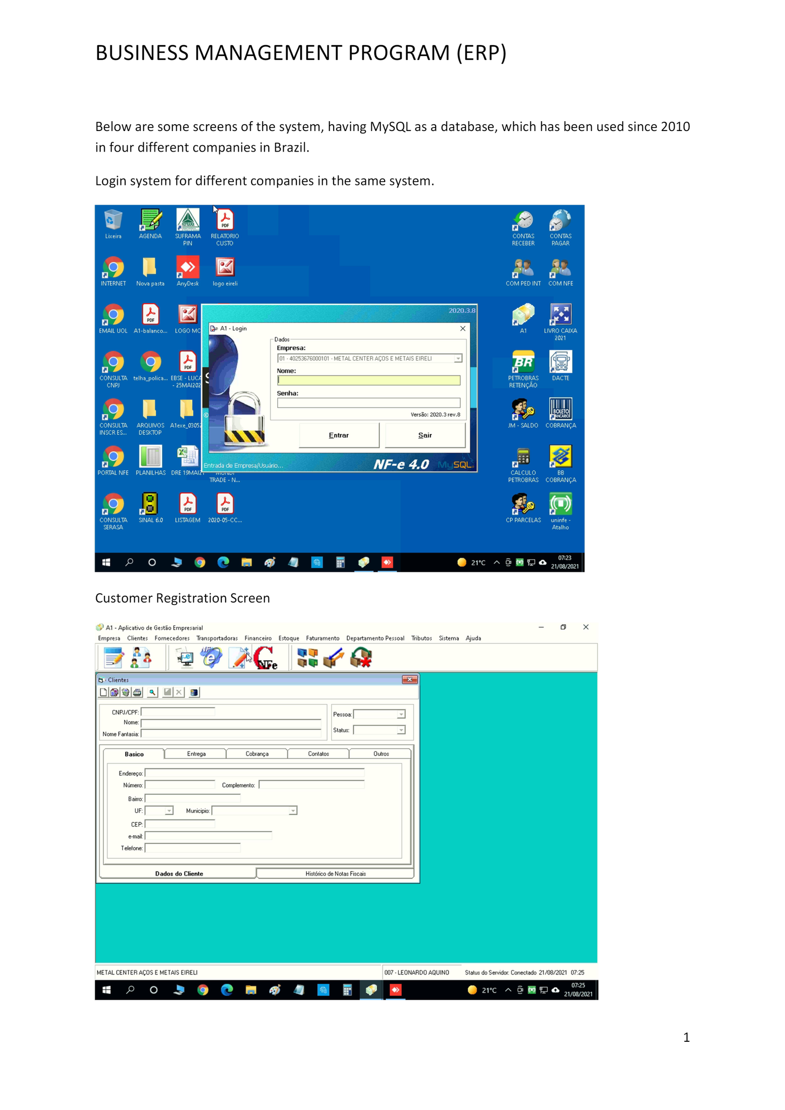 Sistema comercial empresarial ERP em VB6 e MySQL - Tem tudo de Programas, Softwares, Códigos ...